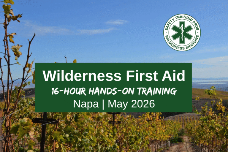Wilderness First Aid Course - May 2026 | Napa, CA