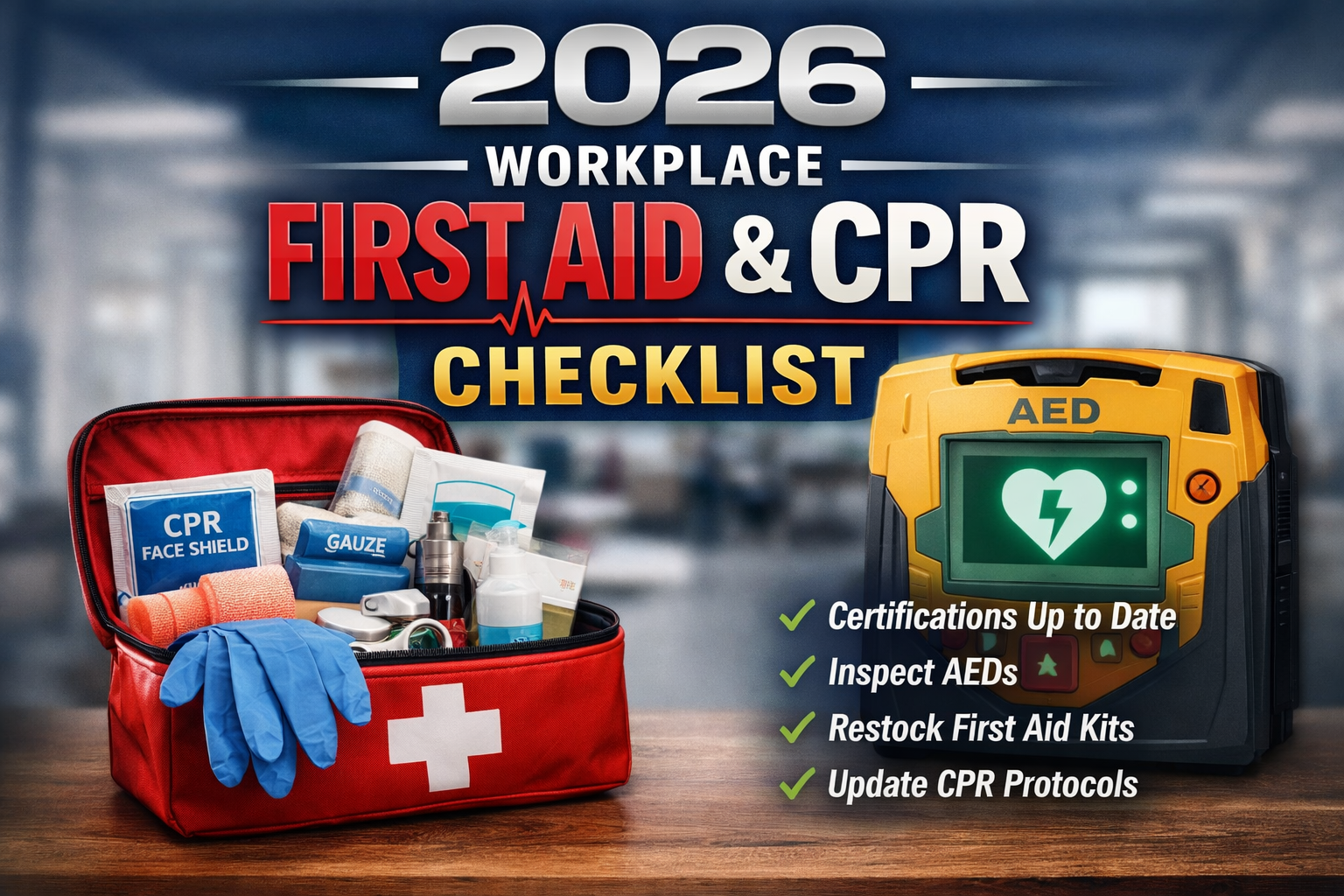 2026 Workplace First Aid & CPR Compliance Checklist Guide